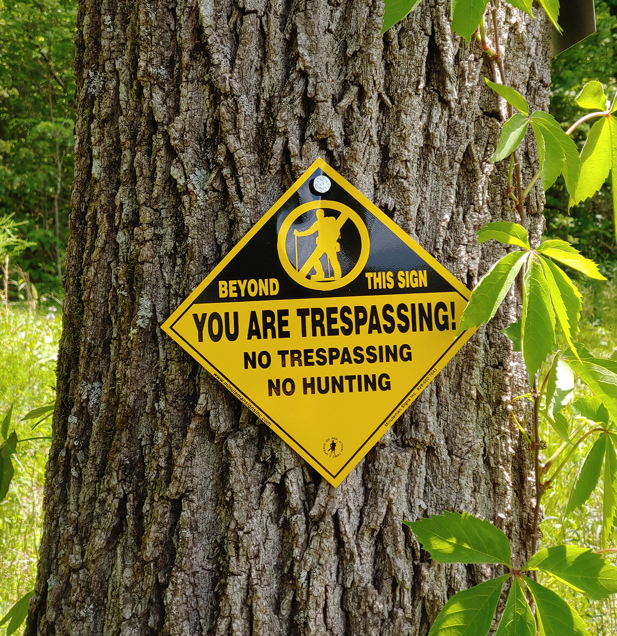 Custom Semi-Rigid Aluminum No Trespassing Signs – No Trespassing Signs