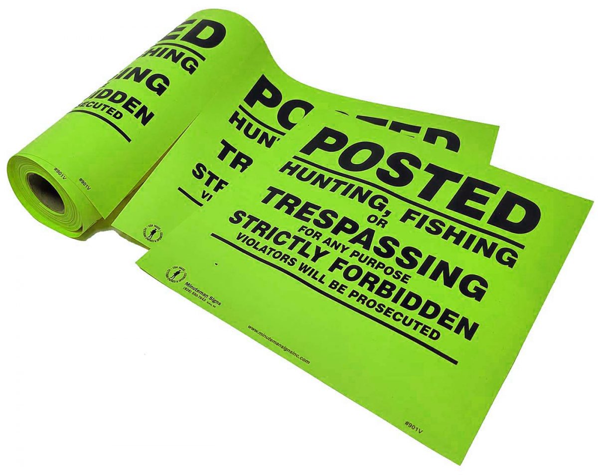 No Trespassing Signs – by Minuteman Signs