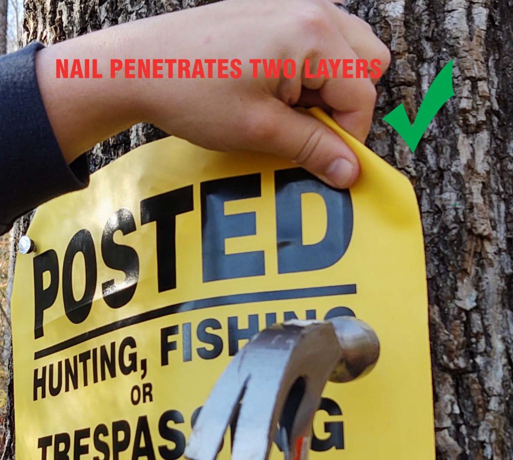 Yellow Heavy Gauge Flexible Vinyl Posted Sign – No Trespassing Signs