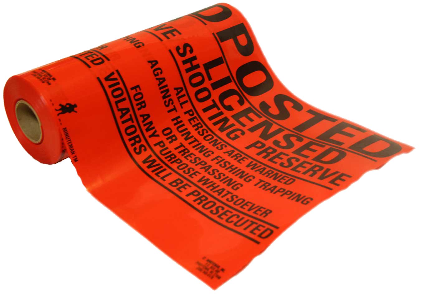 Roll of Custom Red Vinyl Posted Licensed Shooting Preserve Signs – No ...